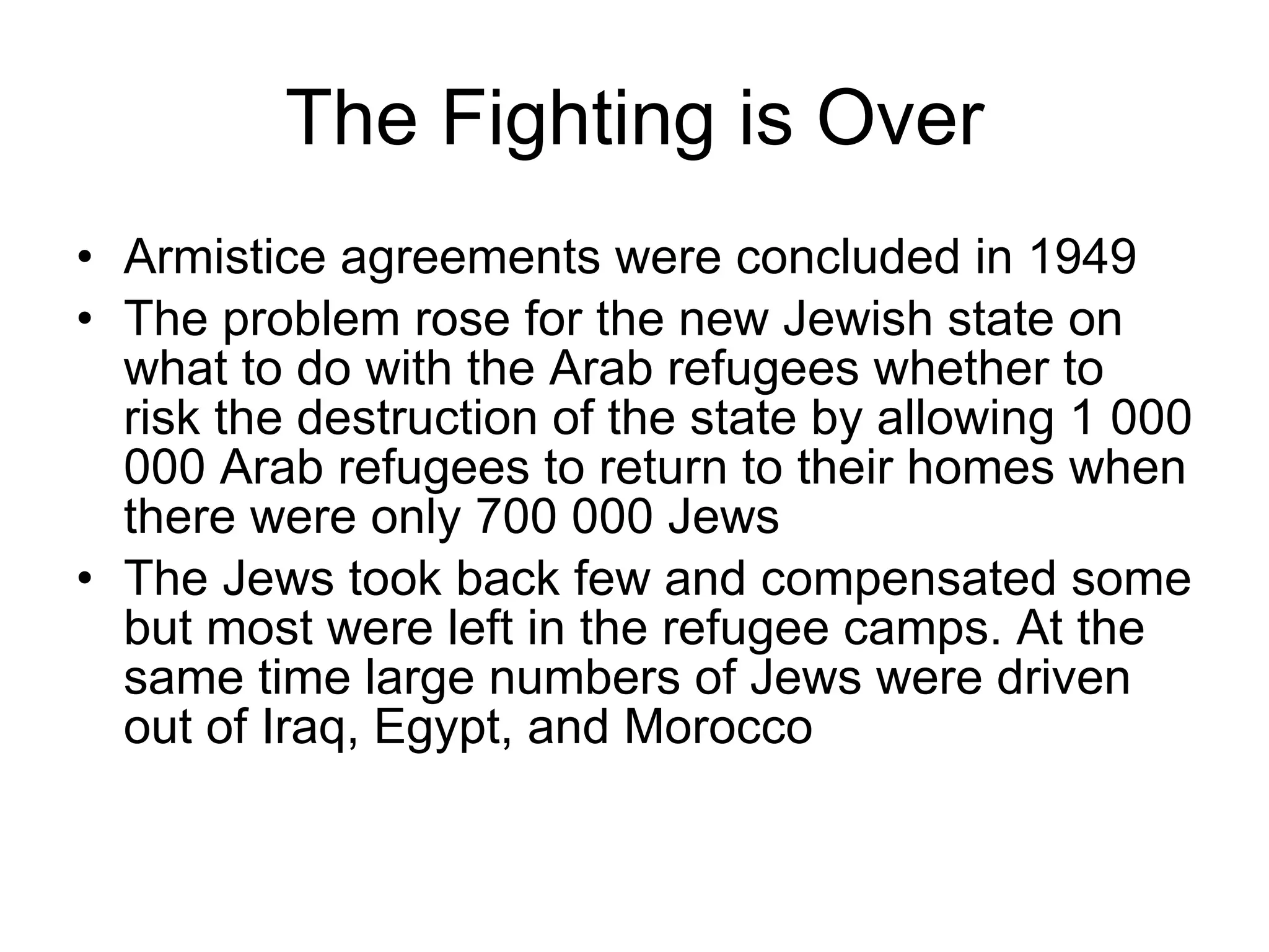 Arab Israeli War Of 1948 | PPT
