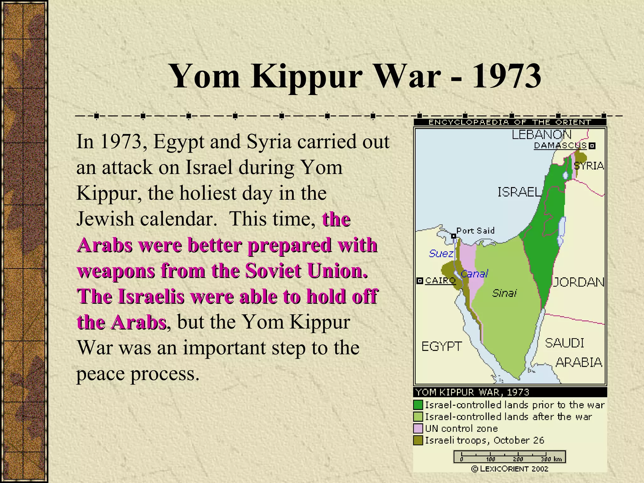 Arab israeli conflict | PPT