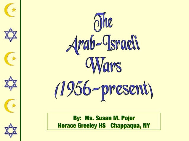 Arab israeli wars | PPT