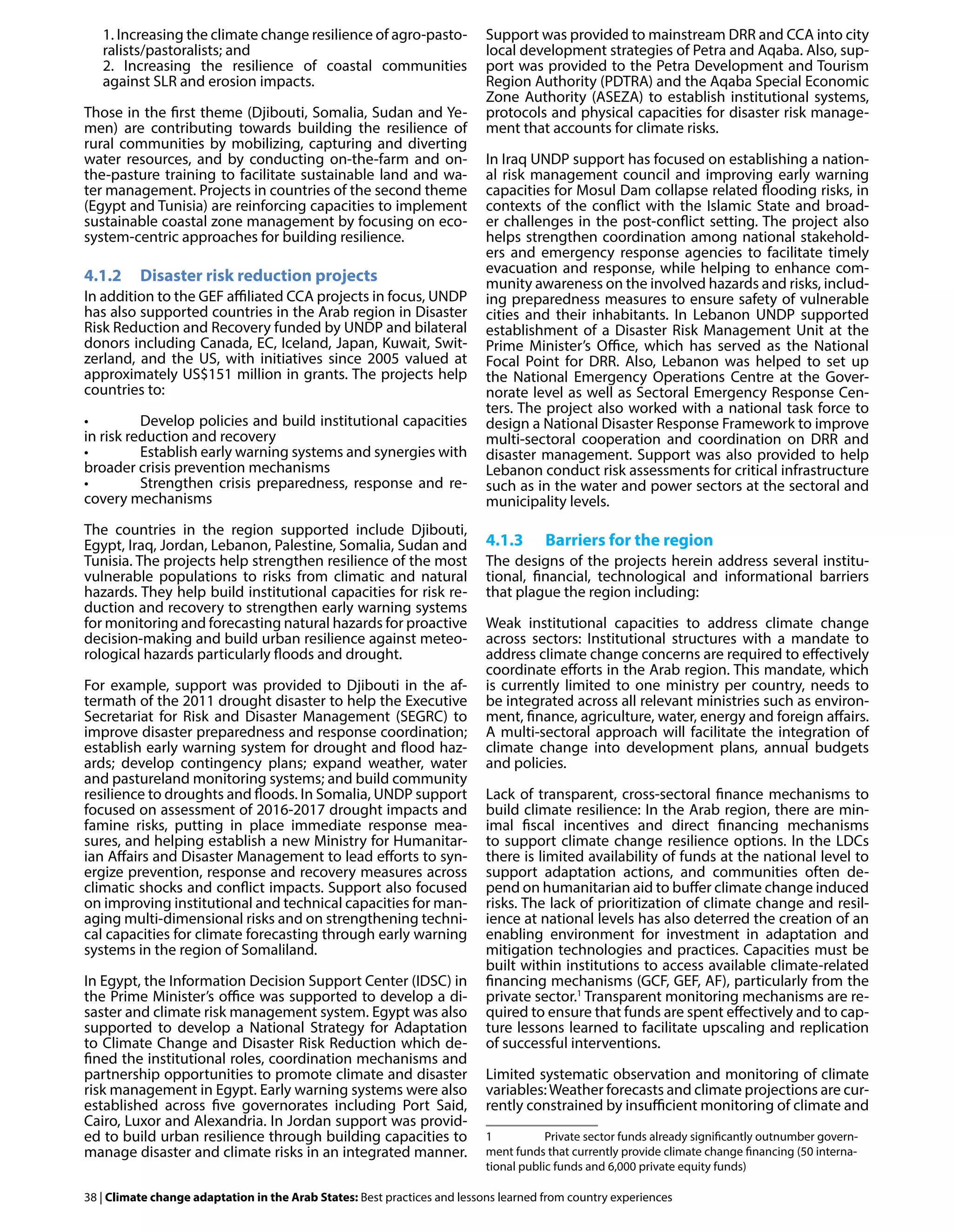 Climate Change Adaptation in the Arab States | PDF
