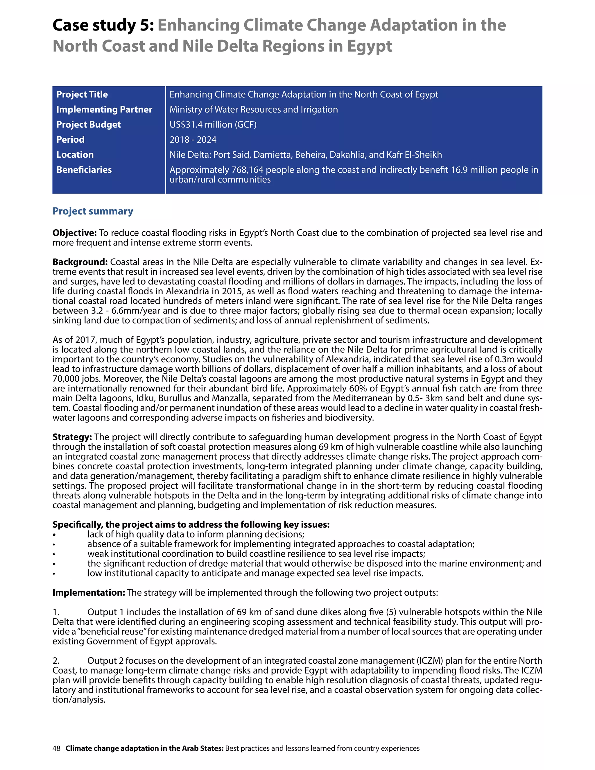 Climate Change Adaptation in the Arab States | PDF