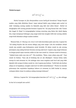 Arab 4517- AMTHAL ARAB & PERIBAHASA MELAYU | PDF