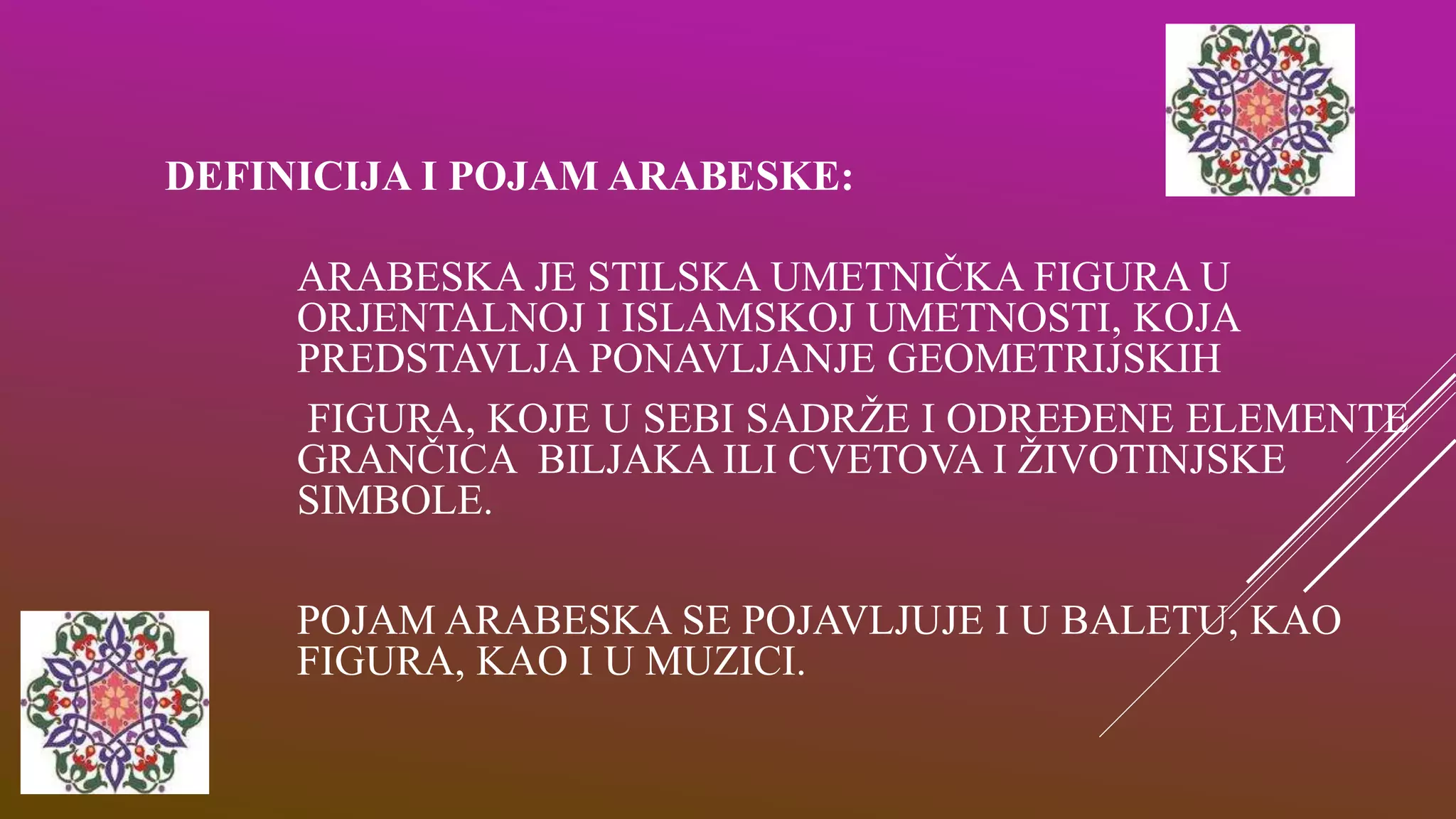 Arabeska | PPTX
