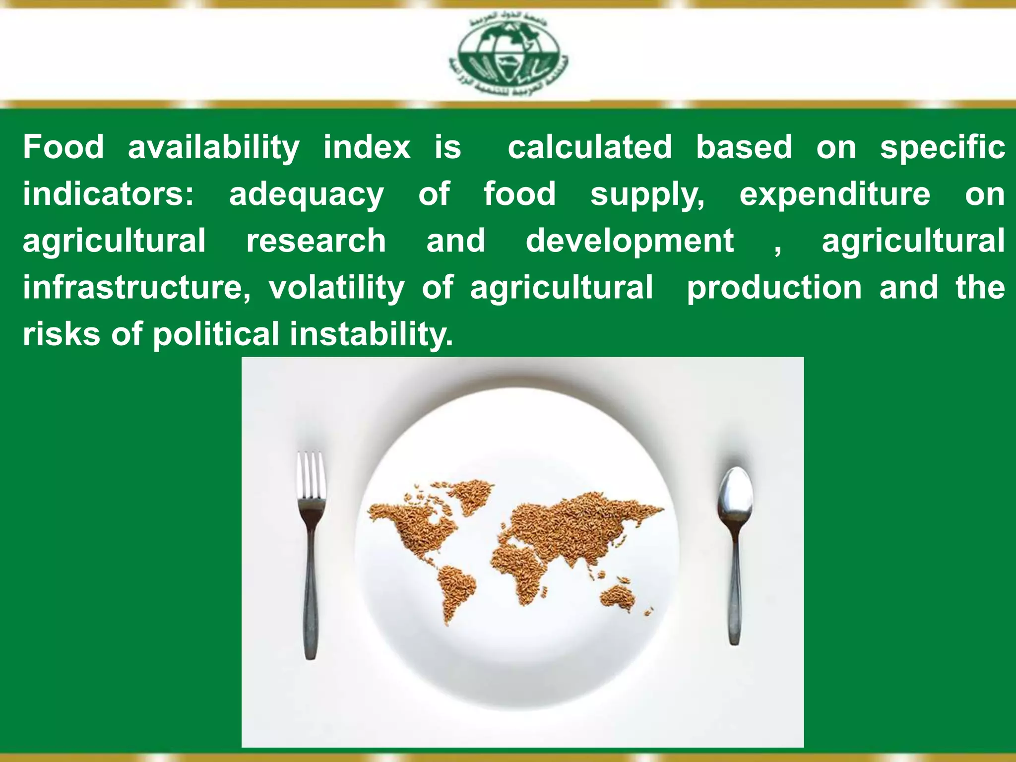 Salah Alawad - Food and Security Situations in the Arab World | PPT