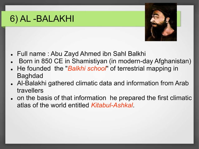 CONTRIBUTION OF ARABS IN TO GEOGRAPHY | PPTX | Islam | Religion ...