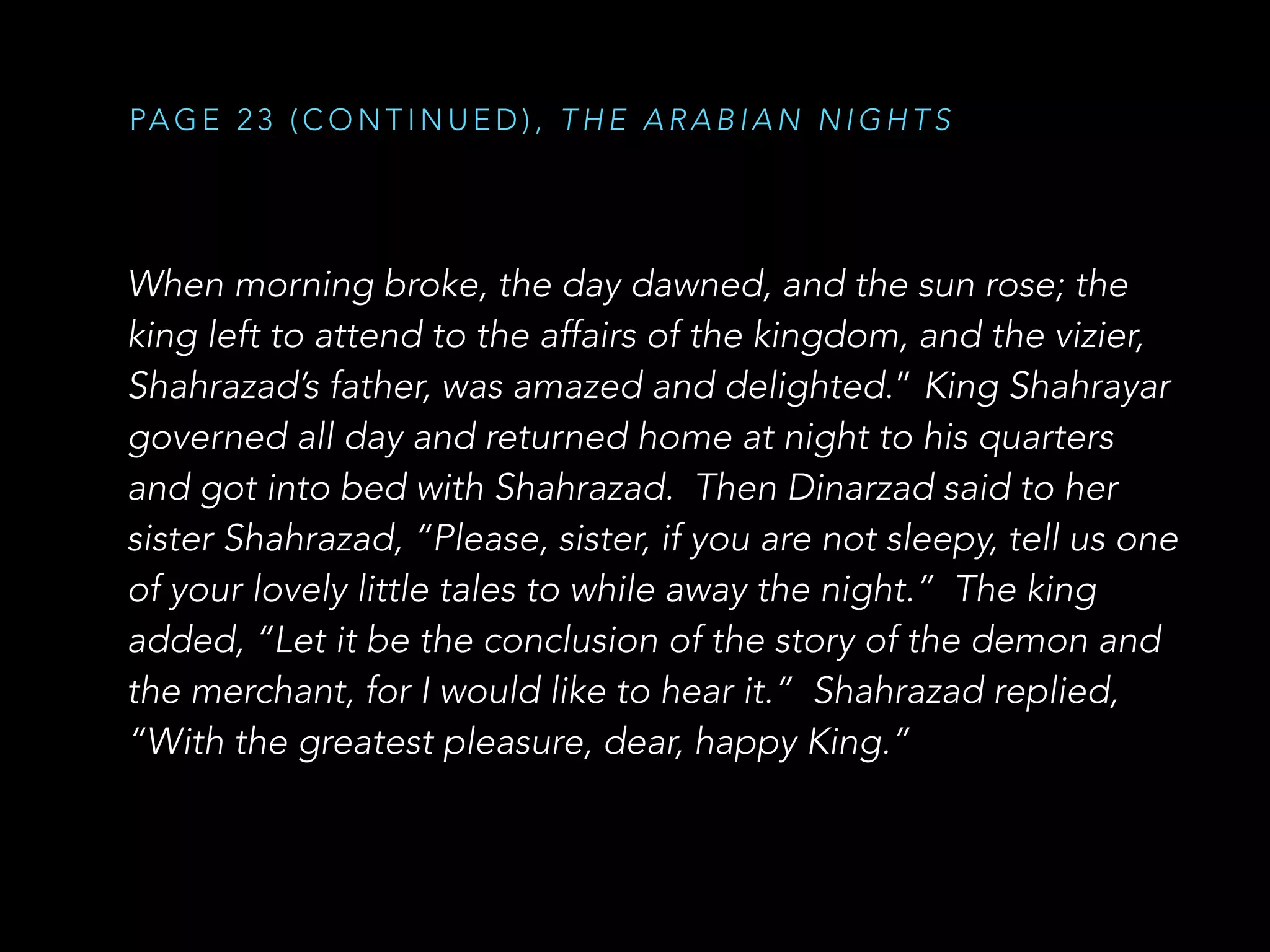The Arabian Nights: The Art of Storytelling | PDF
