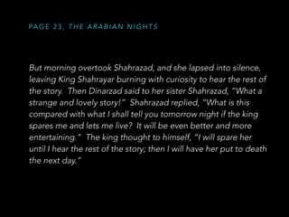 The Arabian Nights: The Art of Storytelling | PDF