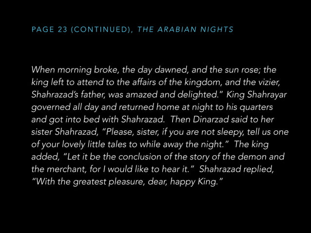 The Arabian Nights: The Art of Storytelling | PDF