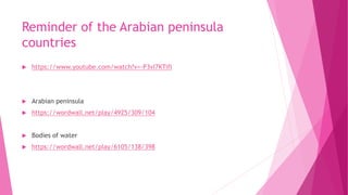 Arabian Peninsula and Neighboring Countries.pptx