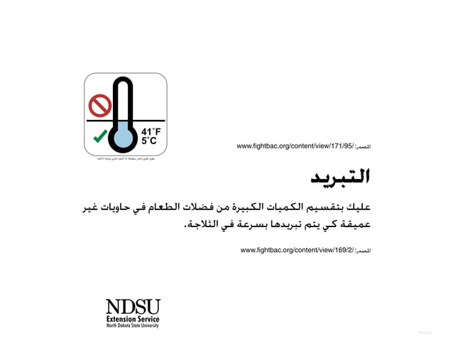 Keep Your Food Safe - Arabic | PDF
