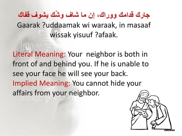 Arabic english proverbs | PPT