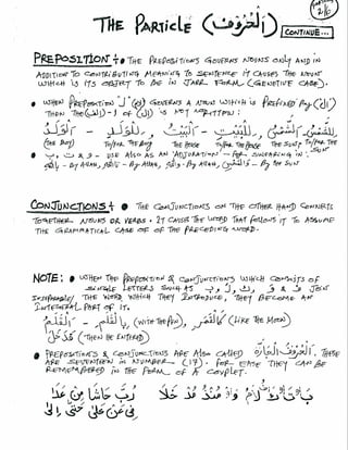 Arabic 101 - For English Speakers - Pronouns, Particle | PDF