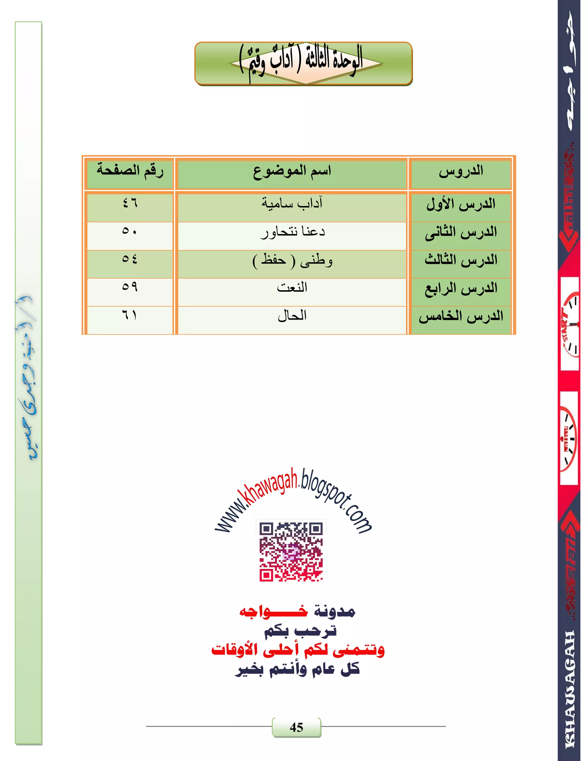 Arabic school-books-6th-primary-2nd-term-khawagah-2019-3 | PDF