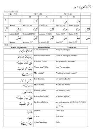 Arabic 4 1 | PDF | Islam | Religion & Spirituality