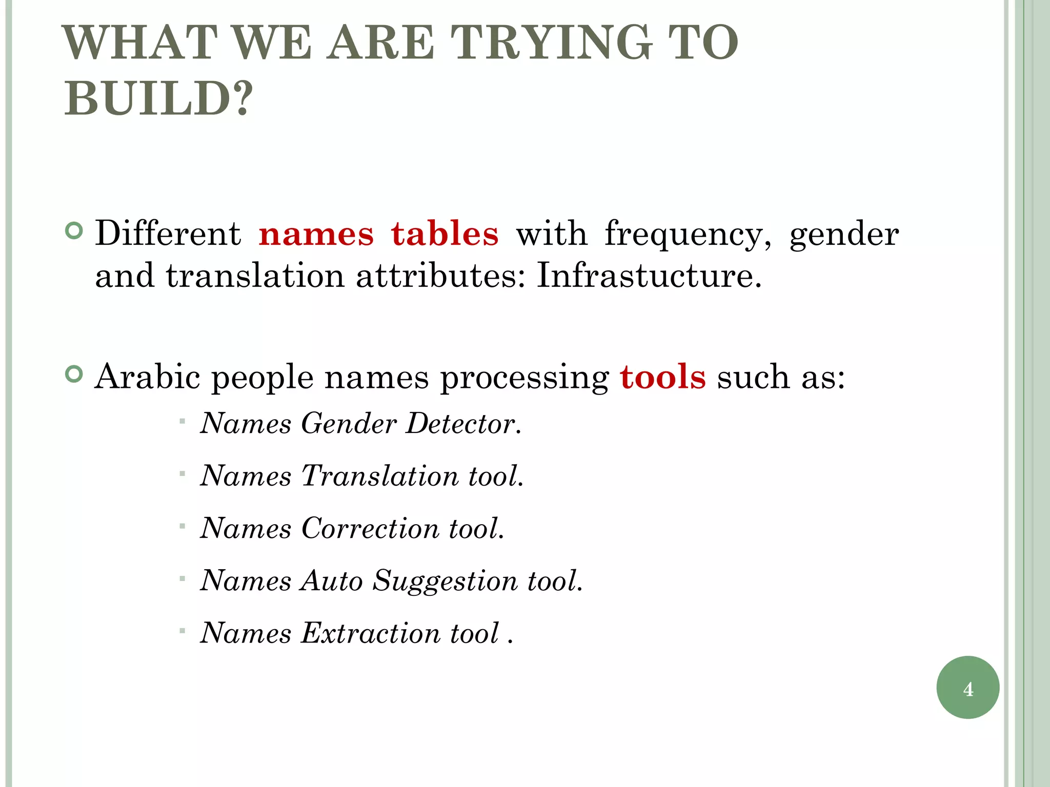 Tools For Arabic People Names Processing And Retrieval - Ali Salhi ...