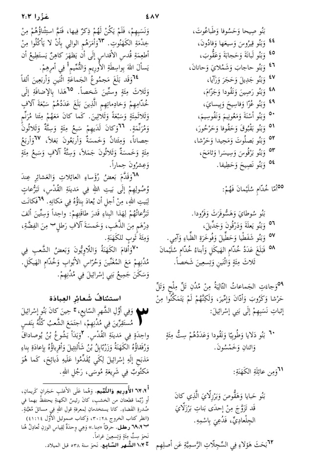 Arabic bible 15__ezra | PDF