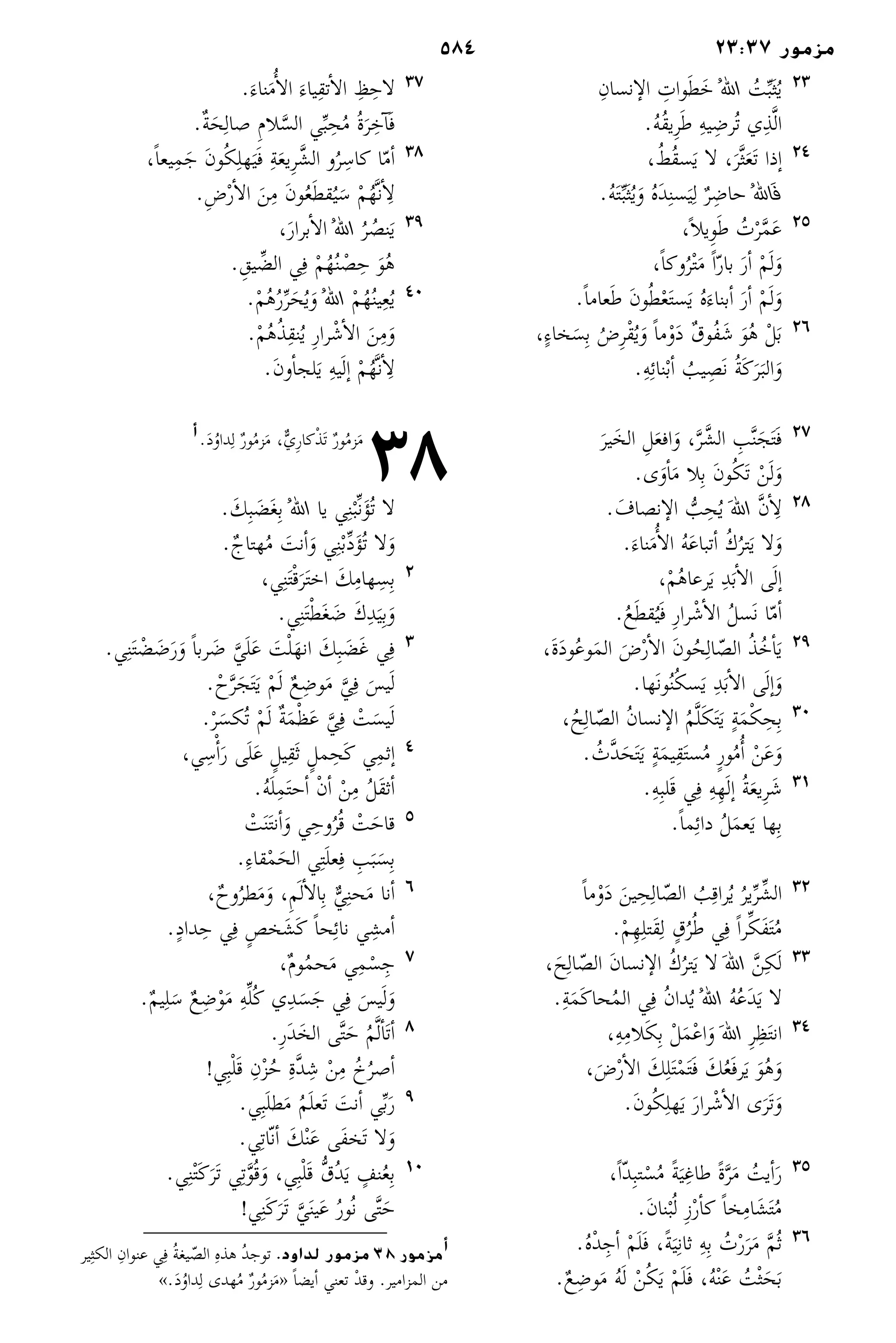 Arabic bible 19__psalms | PDF