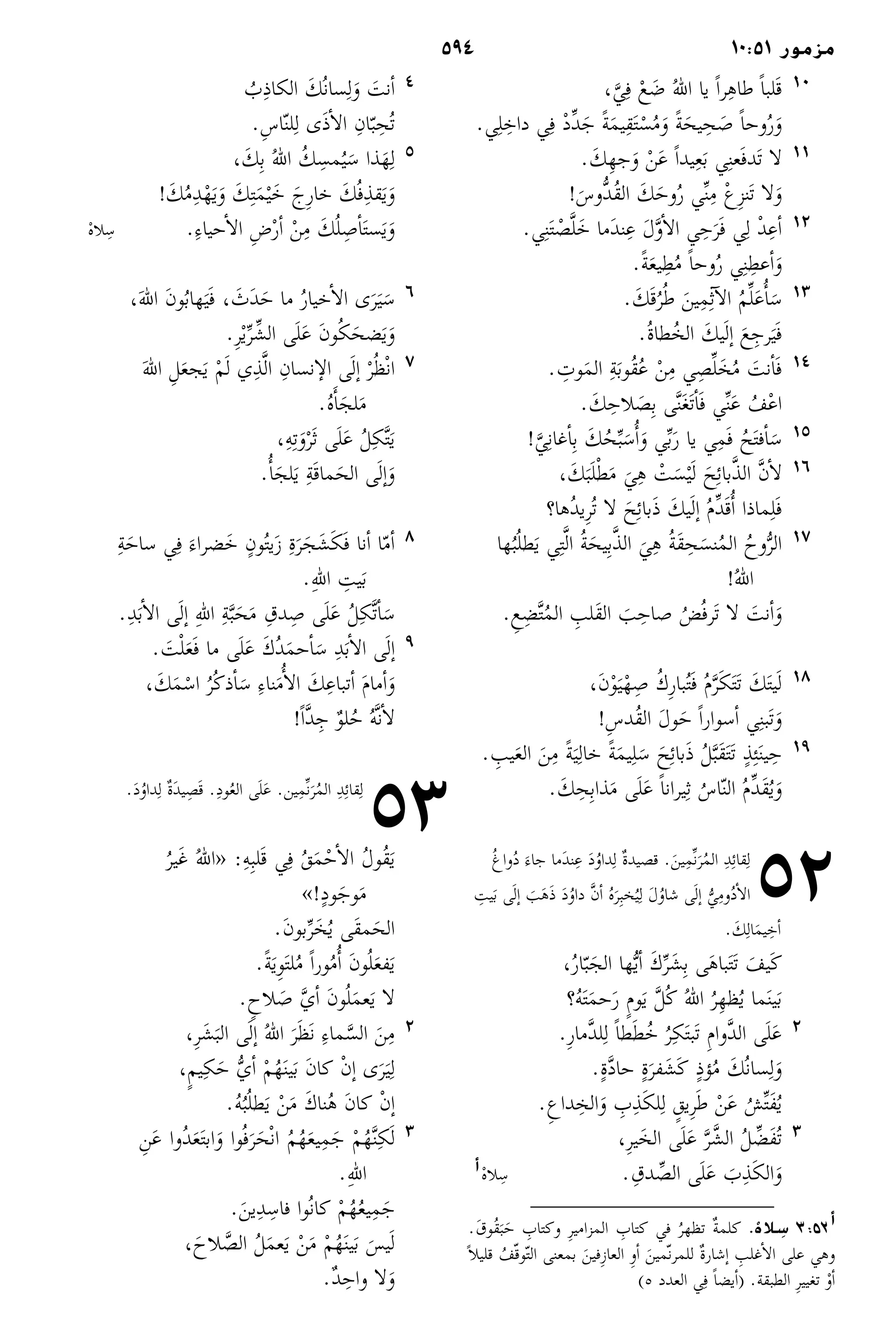 Arabic bible 19__psalms | PDF