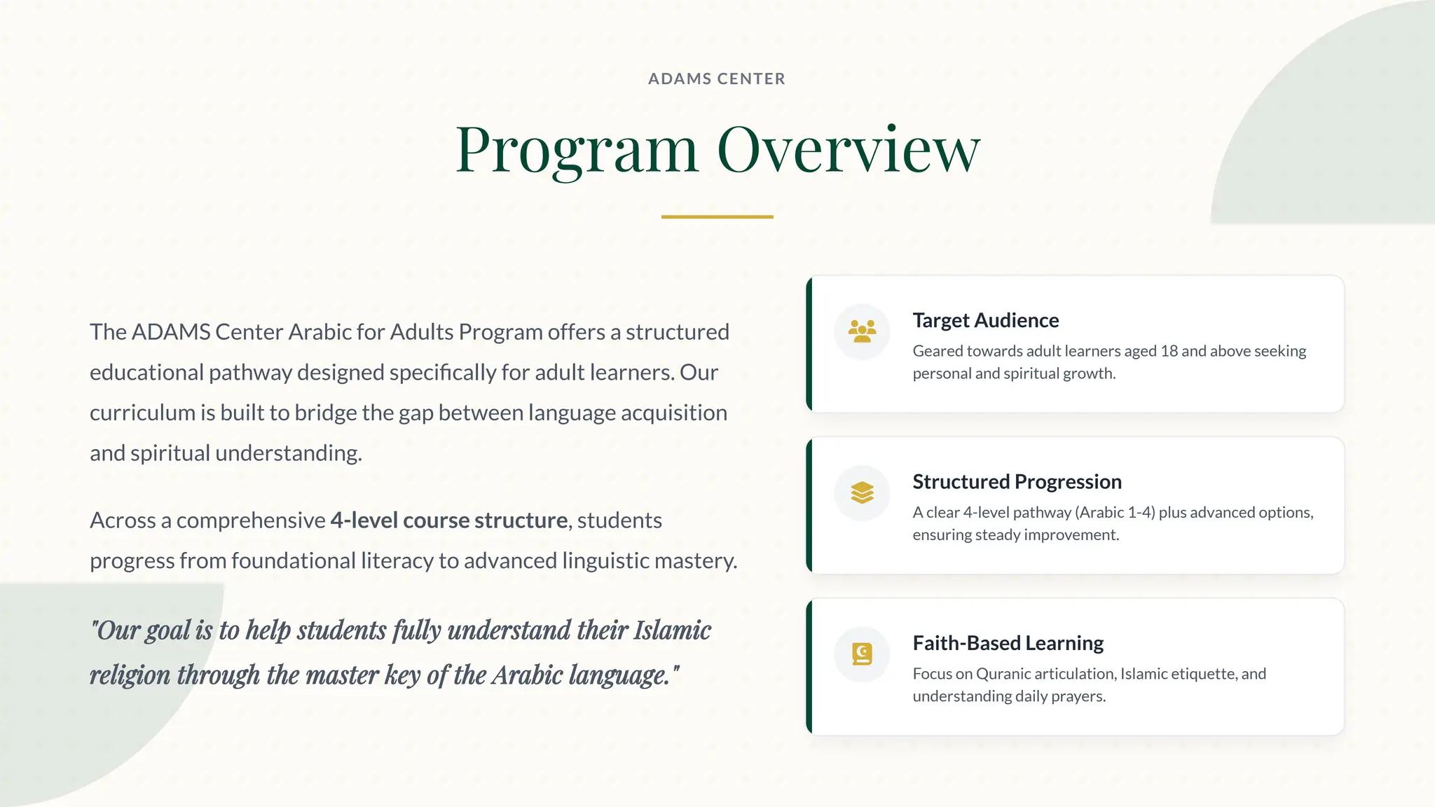 Arabic Classes for Adults for Practical Learning | PDF