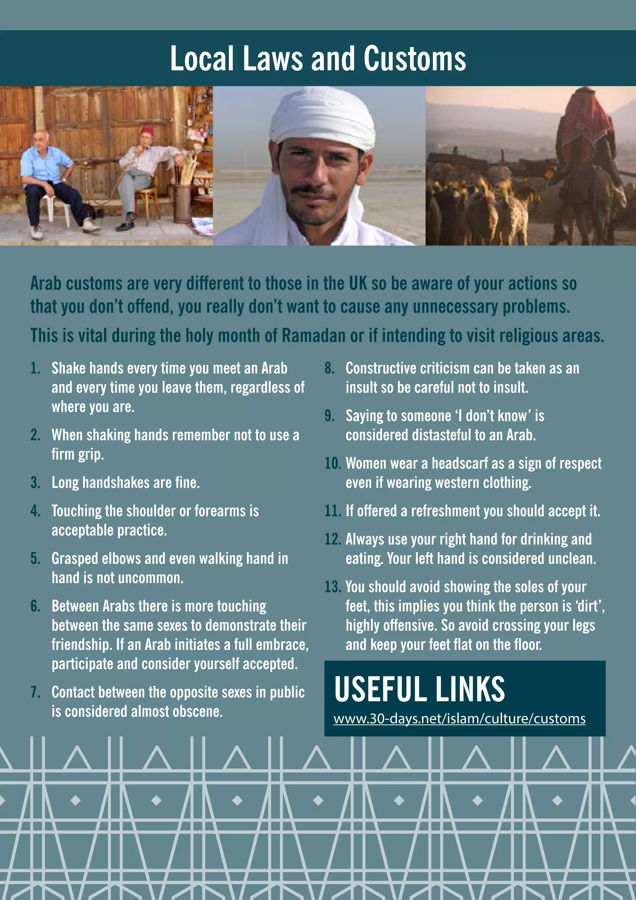 Essential Guide to Arabic Customs & Culture for the Business Traveller ...