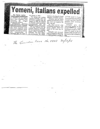 Arabic documents from trip to yemen | PDF