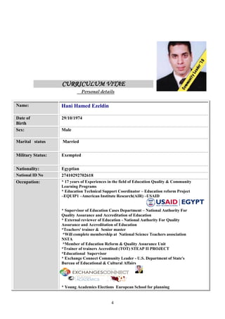 Arabic & english cv | PDF