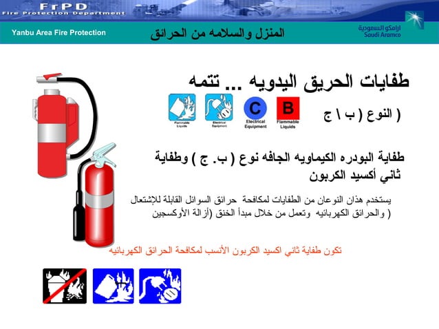 Arabic fire safety presentation السلامة من الحريق | PPS