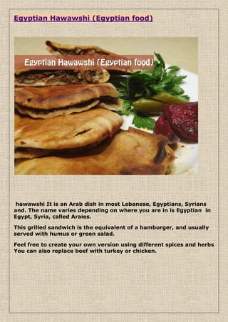 Arabic Food Names Pictures