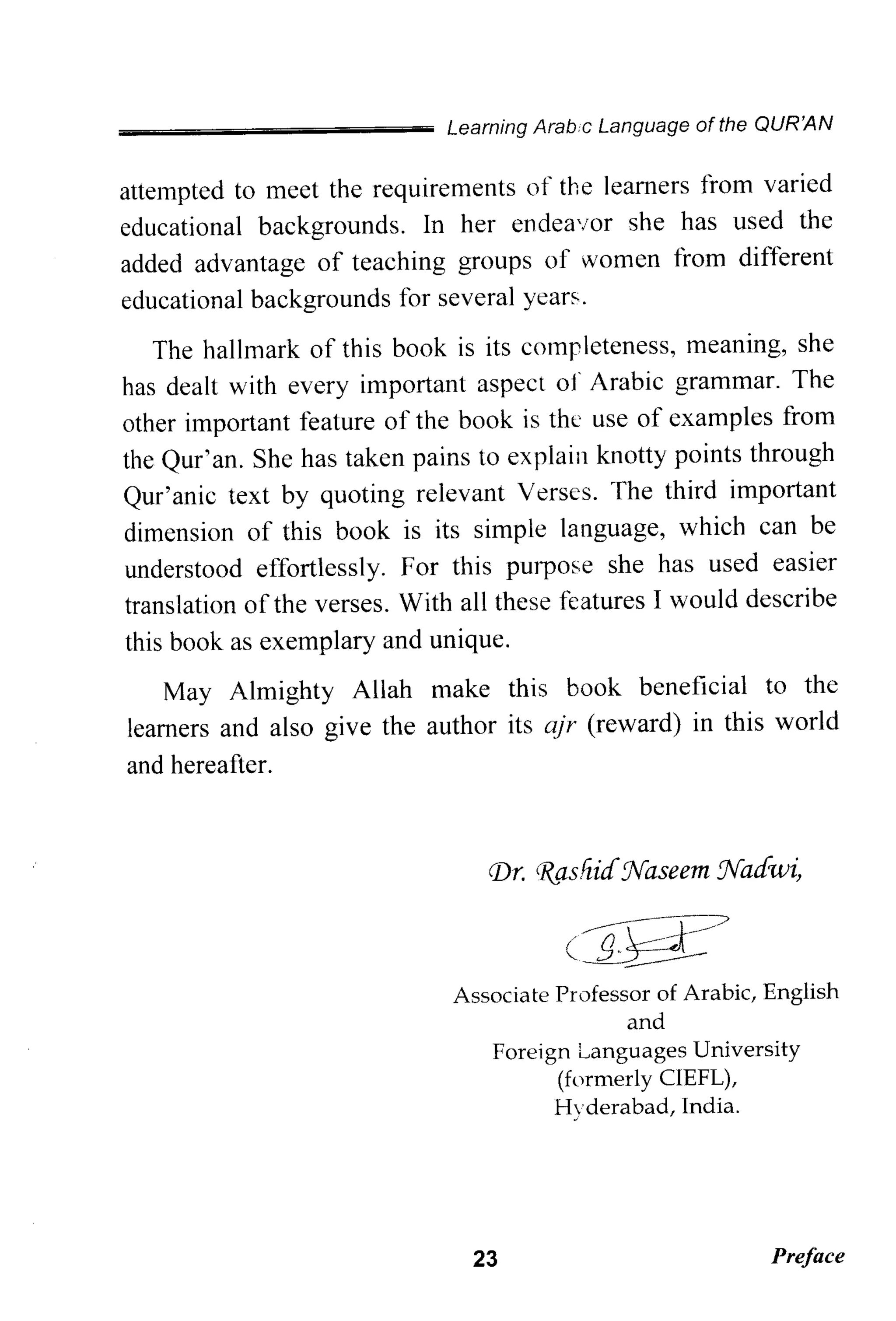 Arabic grammar learning arabic-language_of_the_quran | PDF