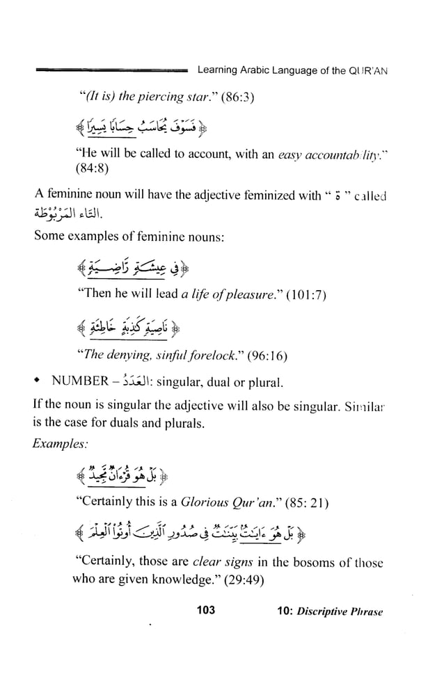 Arabic grammar learning arabic-language_of_the_quran | PDF