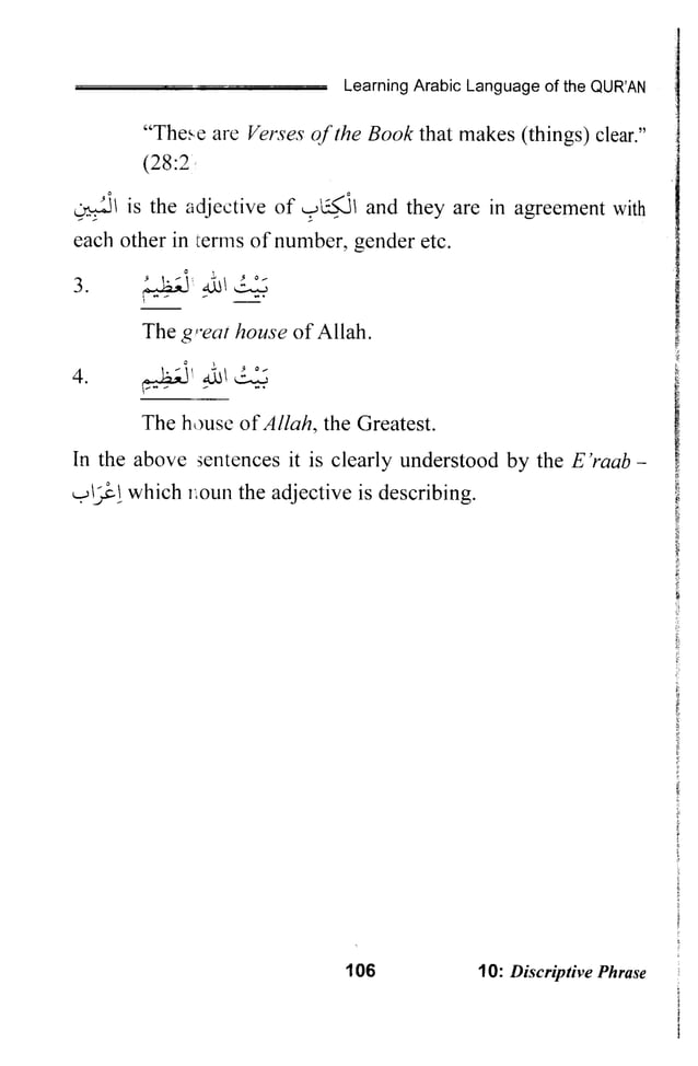 Arabic grammar learning arabic-language_of_the_quran | PDF