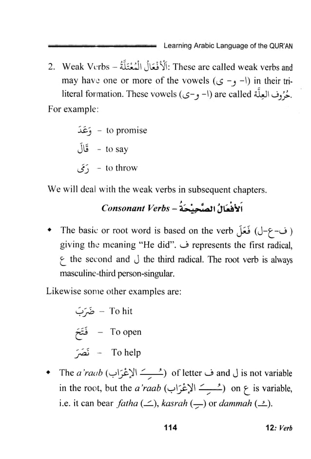 Arabic grammar learning arabic-language_of_the_quran | PDF