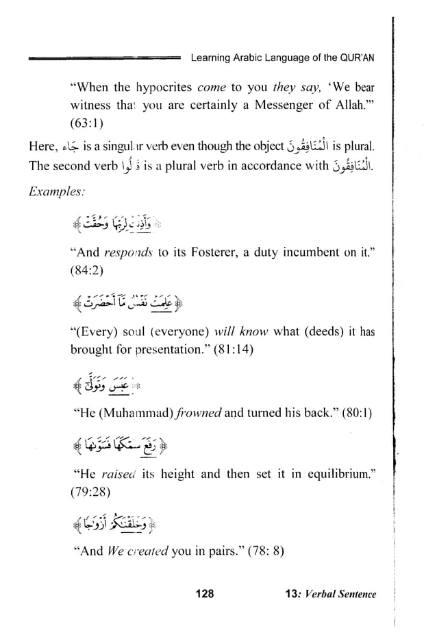Arabic grammar learning arabic-language_of_the_quran | PDF
