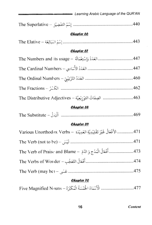 Arabic grammar learning arabic-language_of_the_quran | PDF