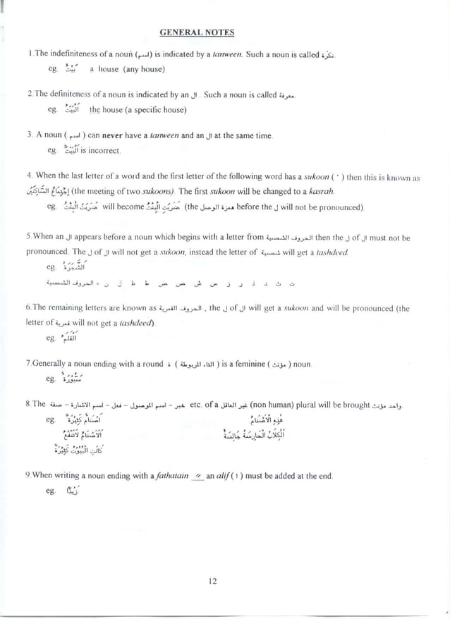 Arabic grammar – easy syntax (arabic english) | PDF