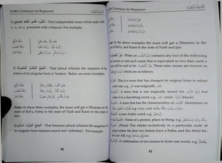 Arabic grammar for beginners nahw syntax by shaykh mufti saiful islam | PDF