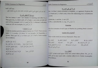 Arabic grammar for beginners nahw syntax by shaykh mufti saiful islam | PDF