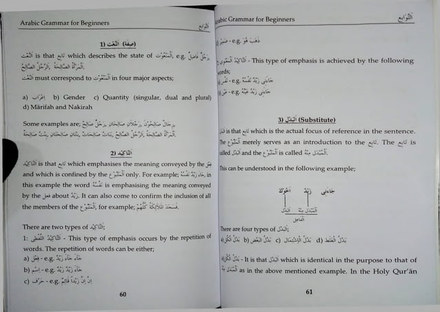 Arabic grammar for beginners nahw syntax by shaykh mufti saiful islam | PDF