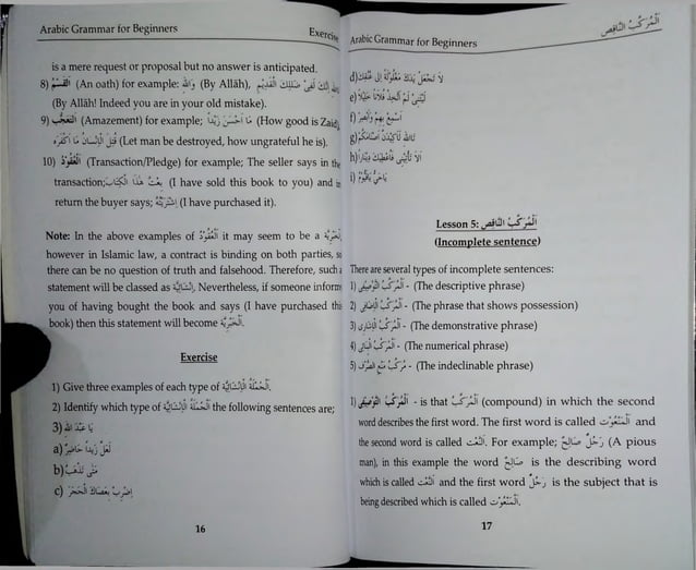 Sentence Construction In Arabic [Nahw] – JKAUL