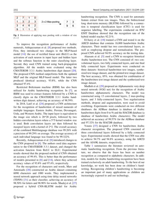Arabic handwriting recognition system using convolutional neural.pdf | Artificial Intelligence ...
