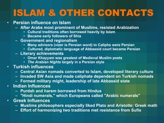 Arabic Islamic World | PPT