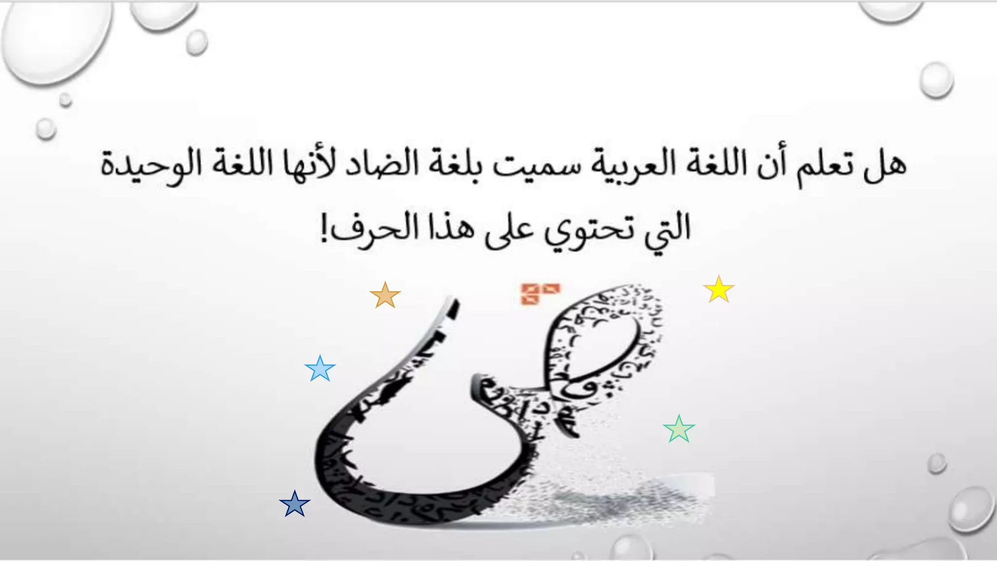 Arabic language presentation | PPTX