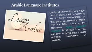 Arabic Language Learning Course | PPTX