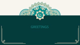 Arabic Language Lesson “greetings/numbers/colors” | PPTX