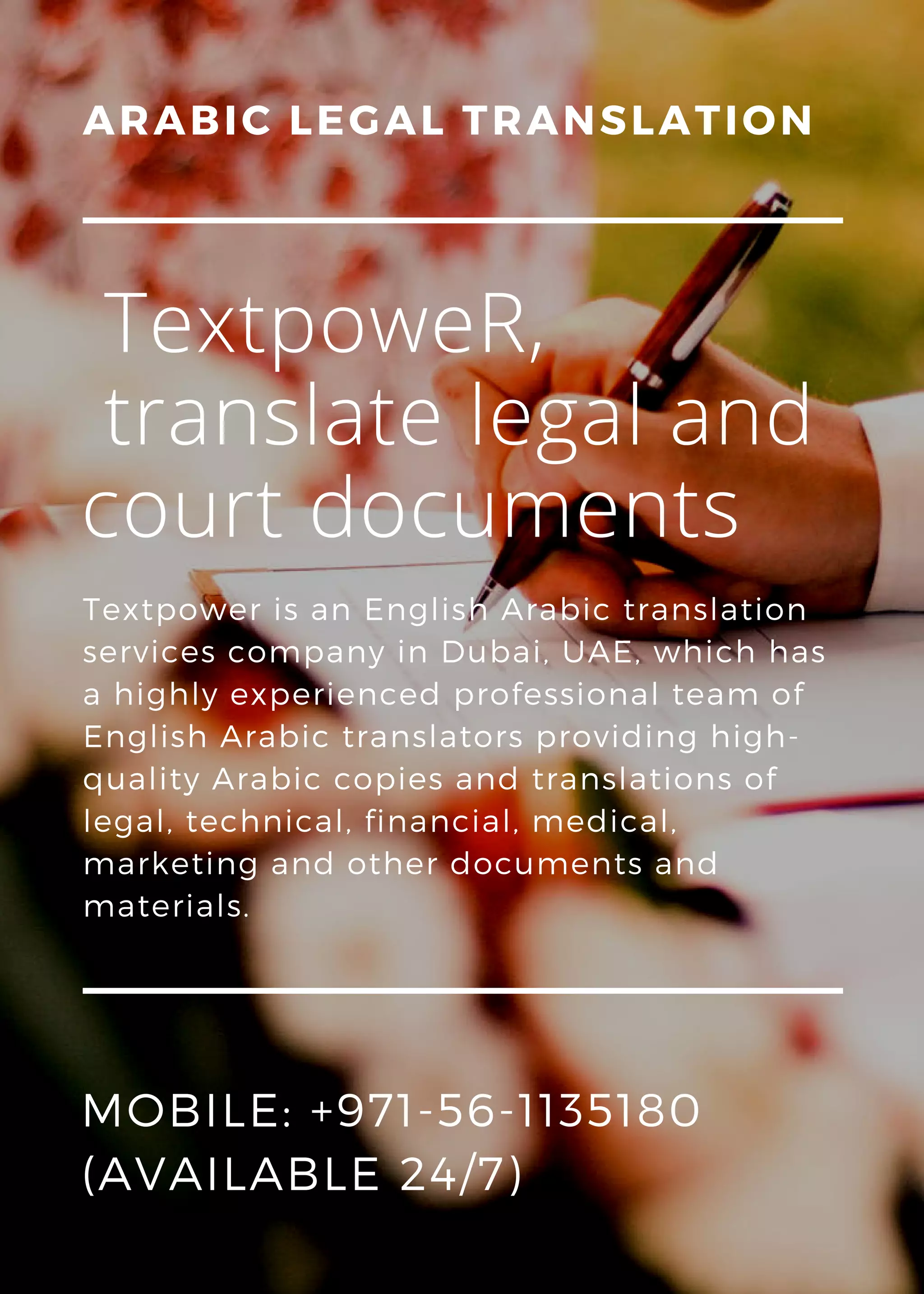 Arabic legal translation services in uae | PDF
