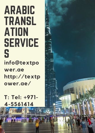 Arabic legal translation services in uae | PDF