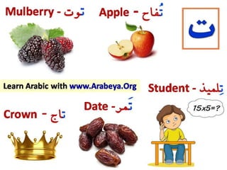 Arabic letters | PPTX