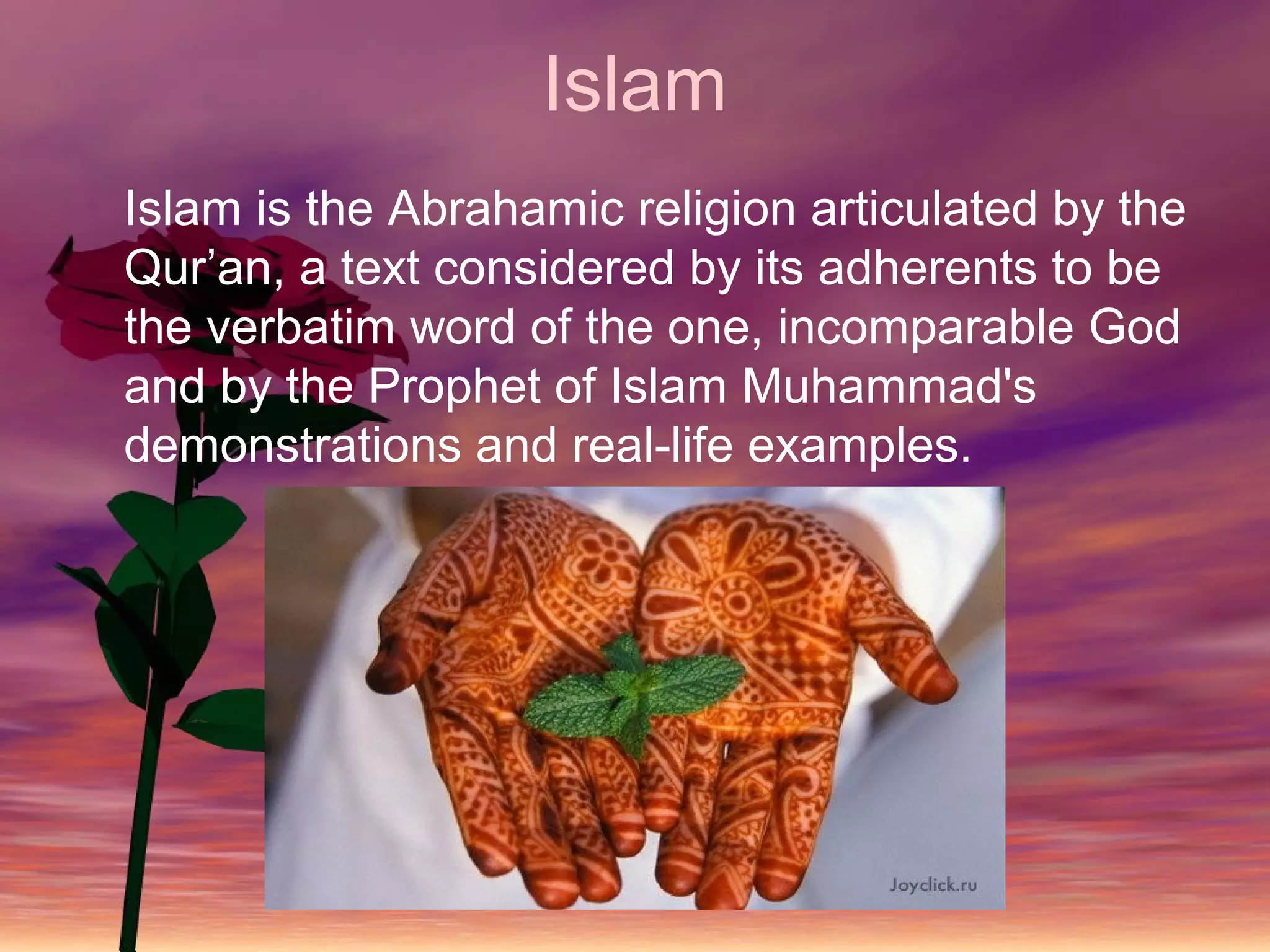 Arabic muslim culture region | PPT