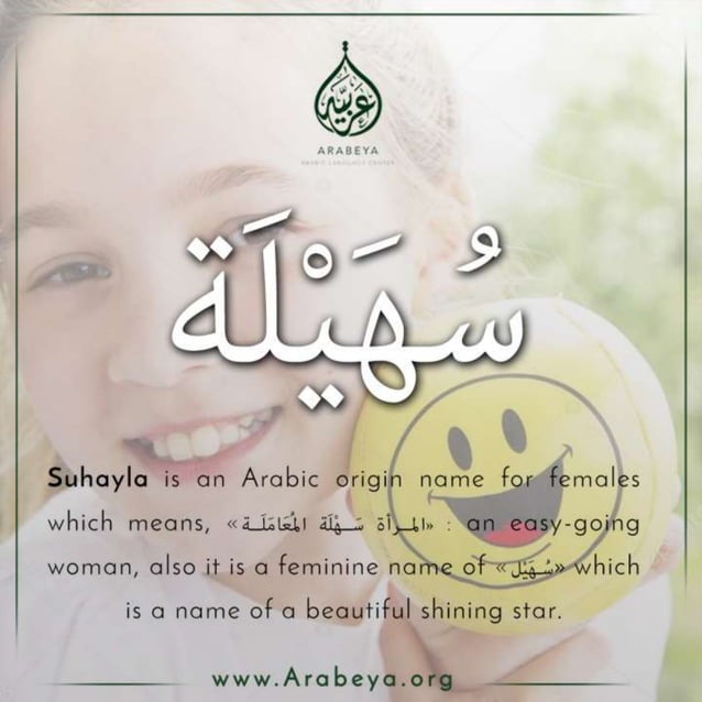 Arabic Names for Males & Females with their Meaning اسماء عربية | PPSX