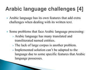 MoM2010: Arabic natural language processing | PPTX